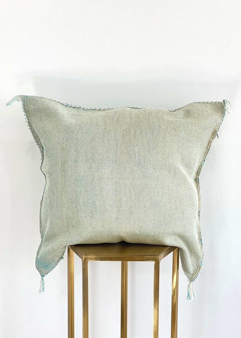 Sabra Cactus Silk Cushions, Cactus Silk Pillow, Handmade Moroccan ...