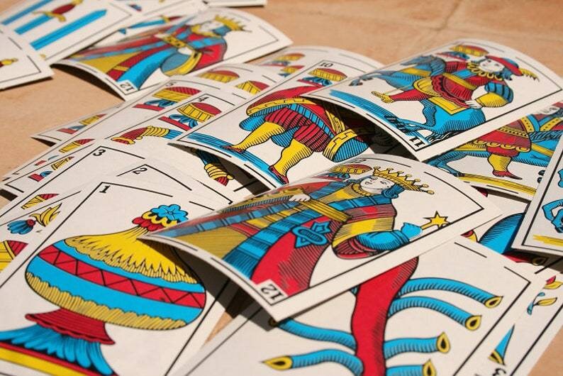 Promotion Original Morocco Playing CARDS 40 Cartes Jeu Naipes - Etsy