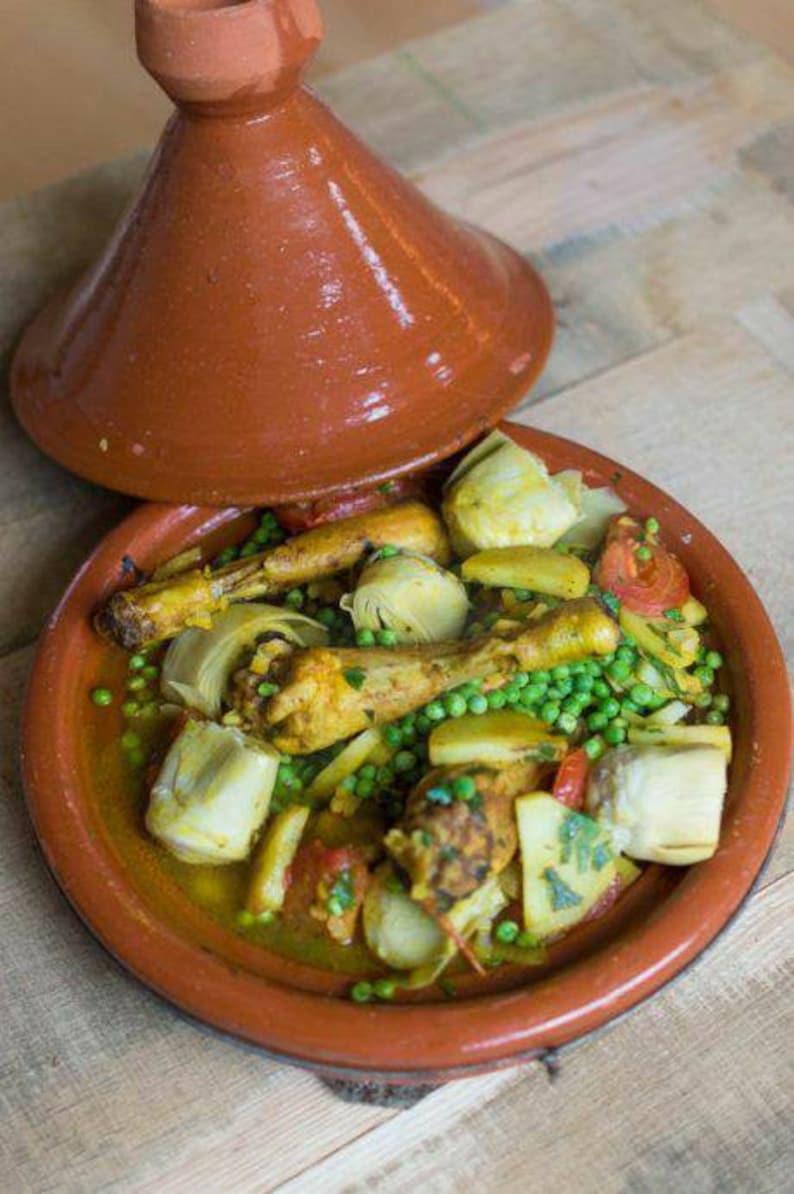 Tagine Pot for Cooking Moroccan Tajine Casserole With Lid - Etsy