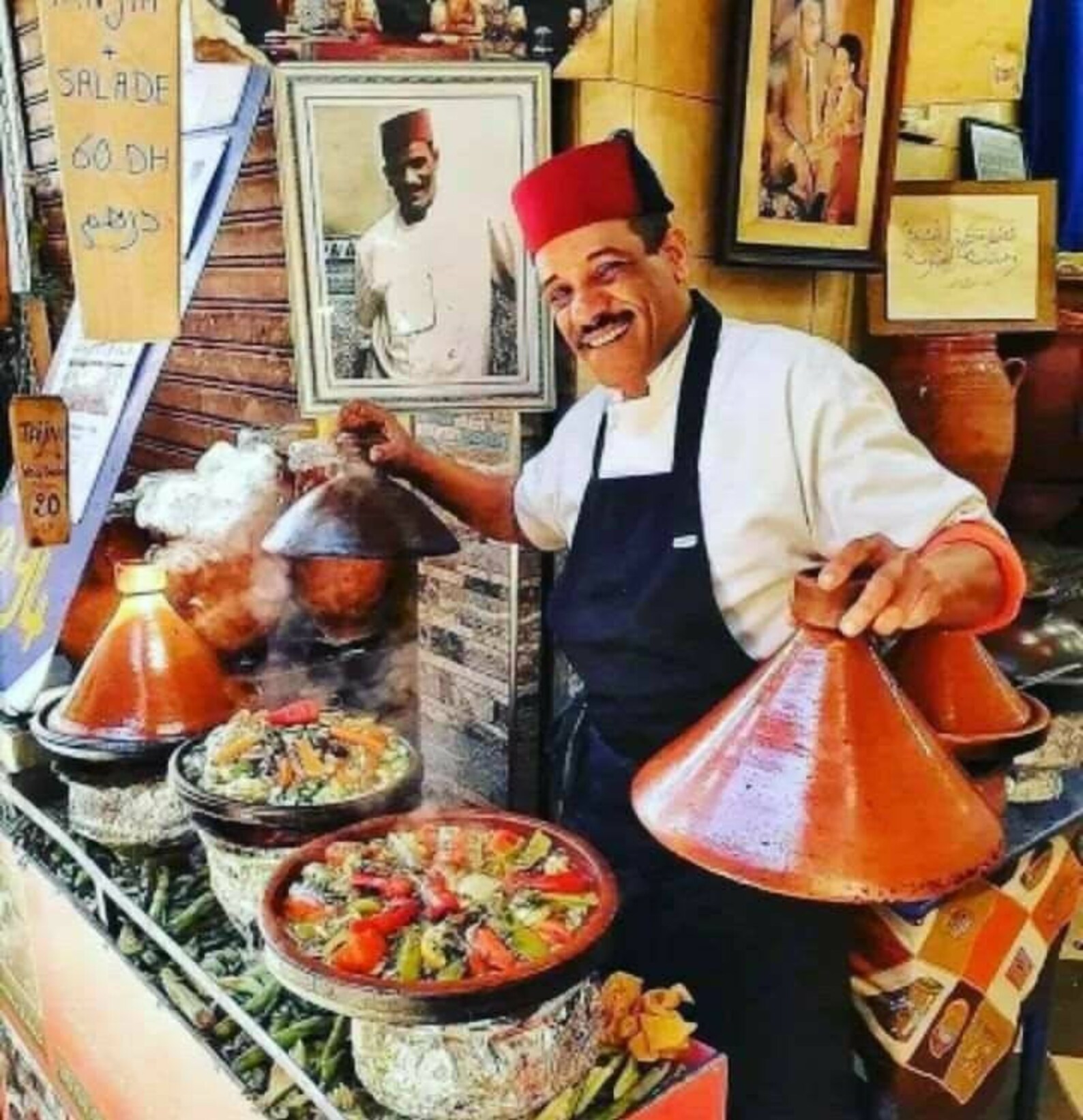 Moroccan Egyptian Turkish Fez Red Faz Tarboush Hat Black - Etsy