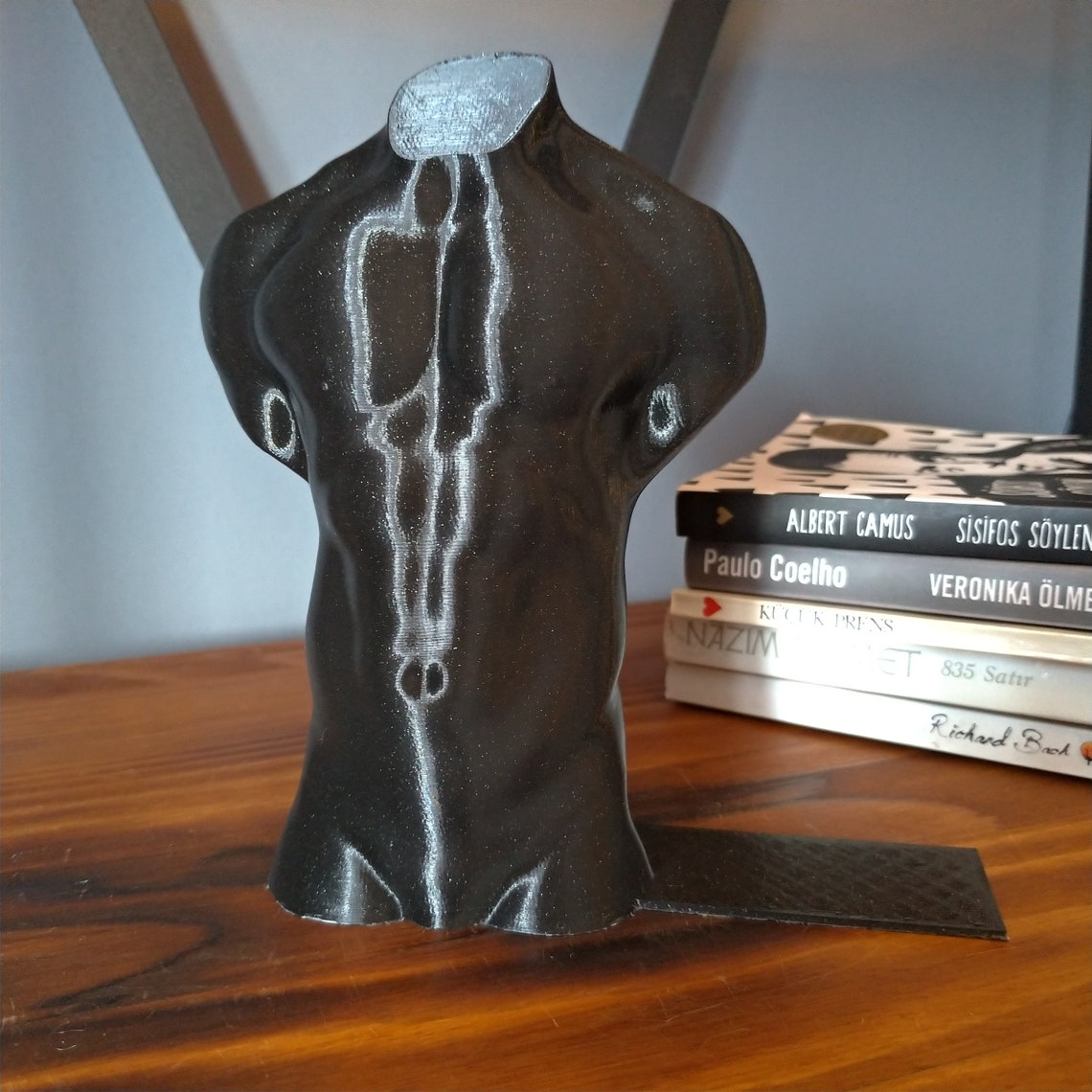 Male Torso Bookend | Naked Sexy Statues Bookend | Man Book and Library ...