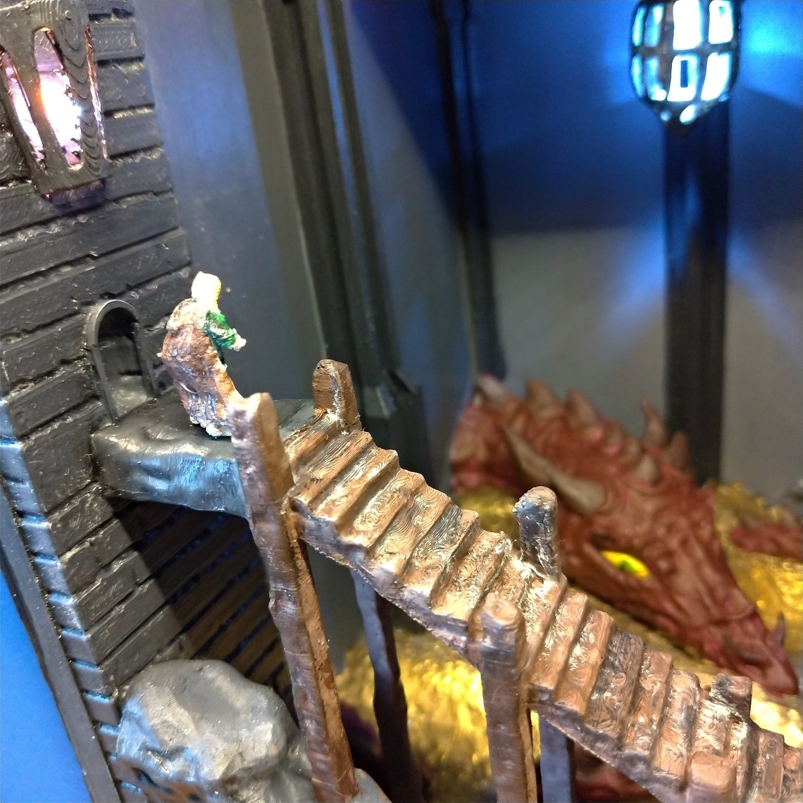 The Hobbit Book Nook | Book Shelf Insert With Light | Hobbit Diorama ...