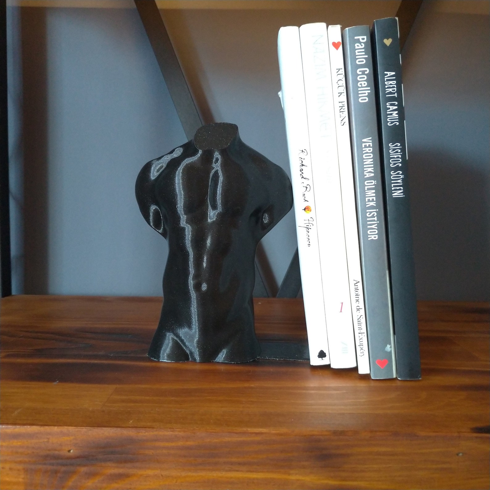 Male Torso Bookend | Naked Sexy Statues Bookend | Man Book and Library ...