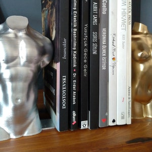 Male and Female Torso Bookends (2pcs) | Man and Woman Naked Statue ...