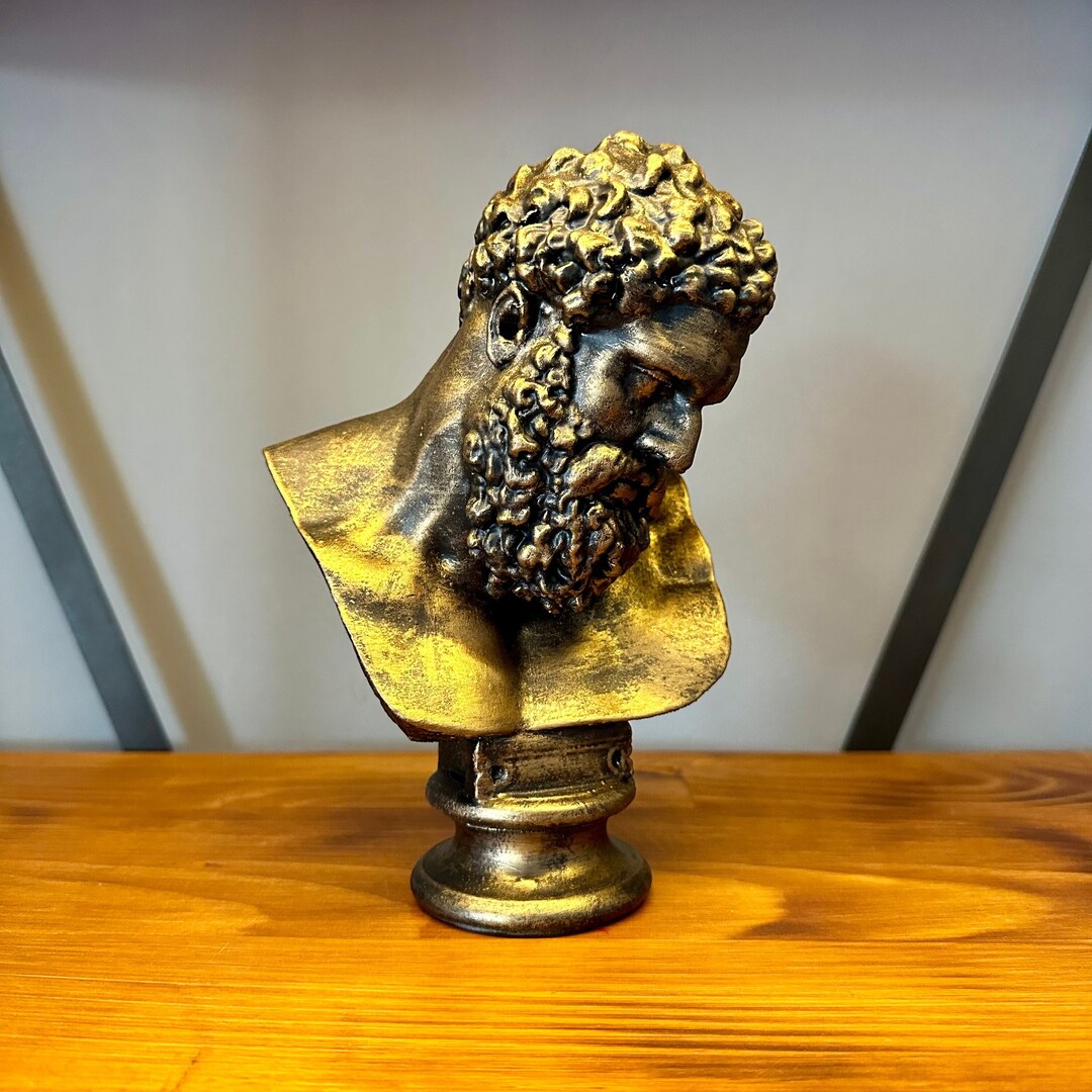 Hercules Bust | Mythology Greek Goddess Ancient Sculpture | Heracles ...