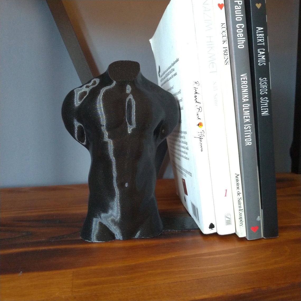 Male Torso Bookend | Naked Sexy Statues Bookend | Man Book and Library ...