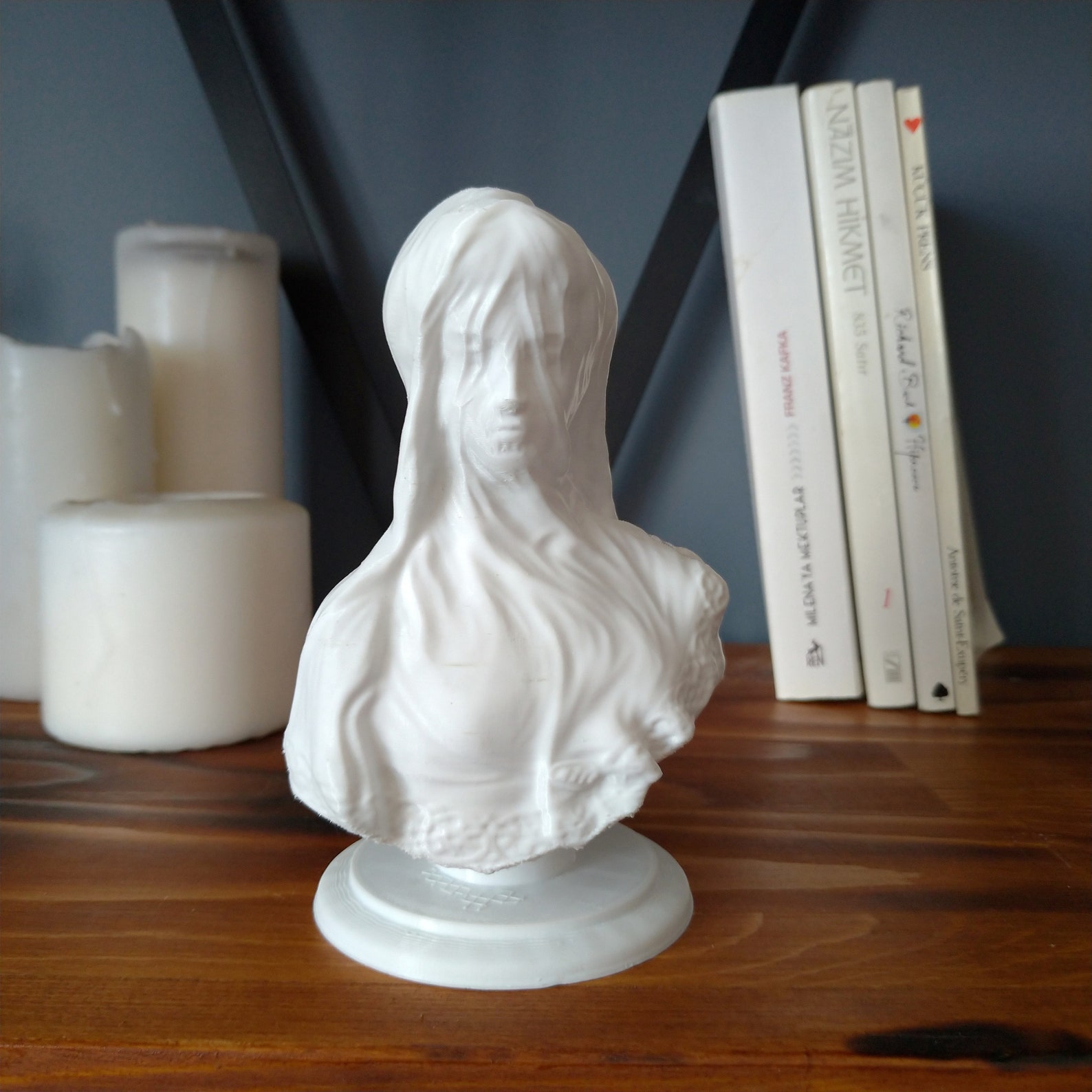 The Veiled Lady Statue the Veiled Virgin Ancient Bust | Etsy