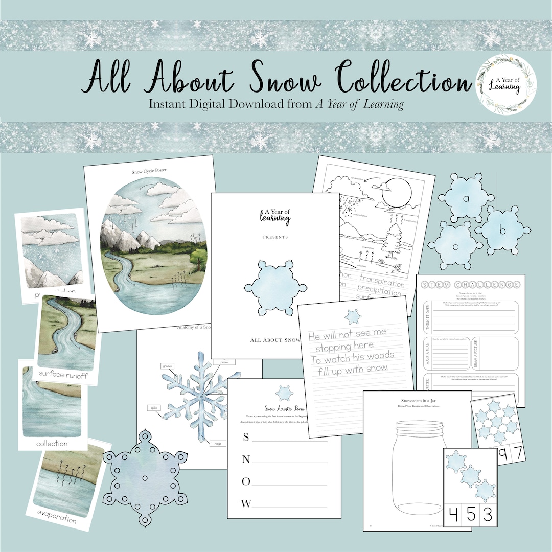 All About Snow - Etsy