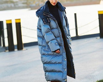 Shiny Down Jacket - Etsy