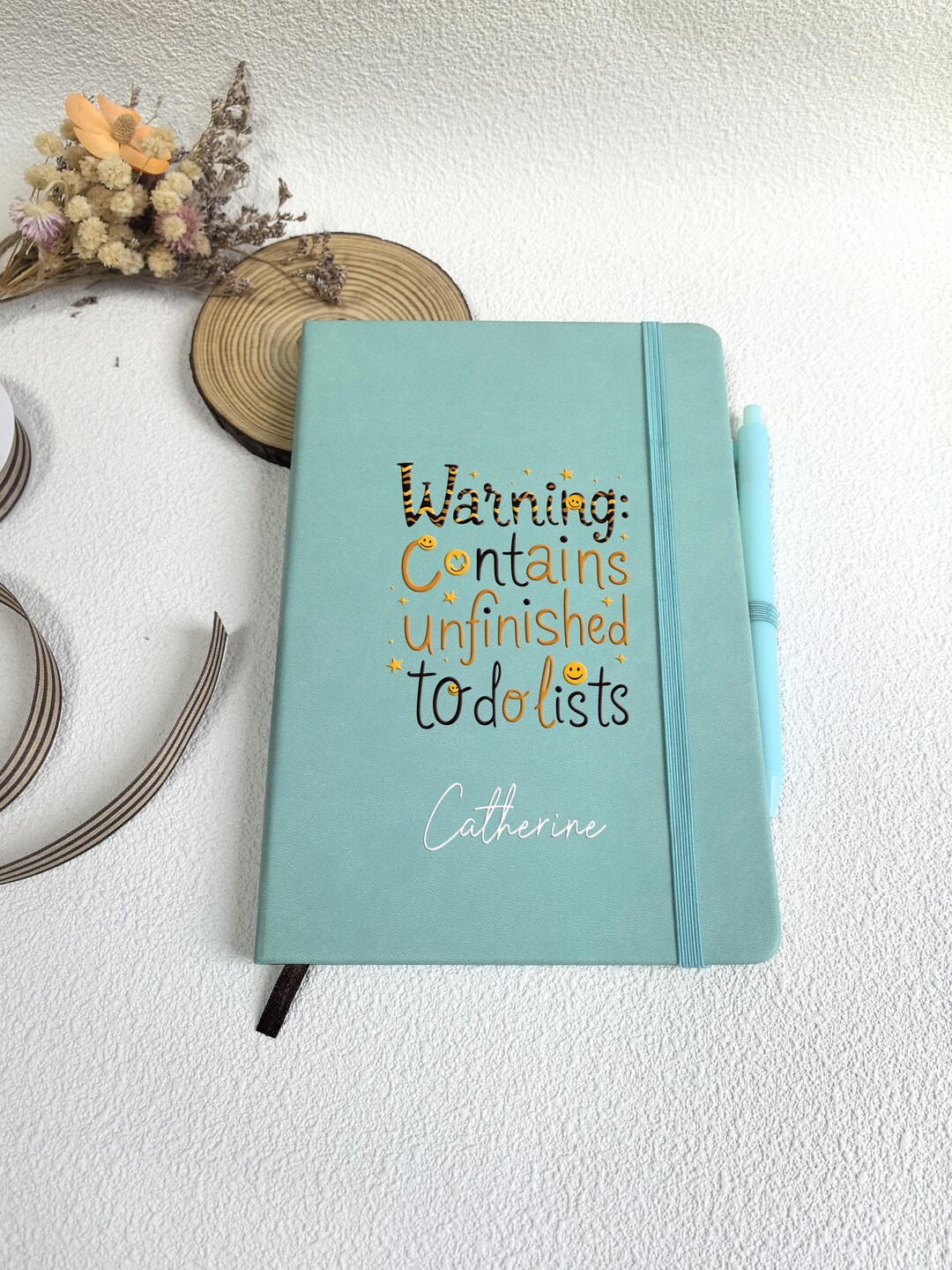 Funny Custom Notebook - Warning: Contains Unfinished To-do Lists ...