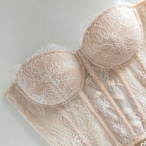 Wedding Corset, Handmade Corset, Gift for Girlfriend, Lace Corset ...