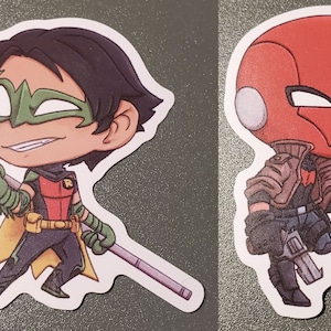 Batfam Vinyl Stickers 2.5 - Etsy
