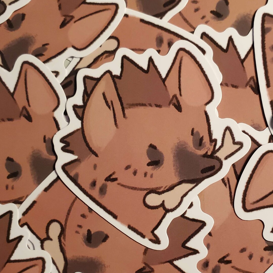 Hyena Vinyl Stickers | 2.5" - Etsy