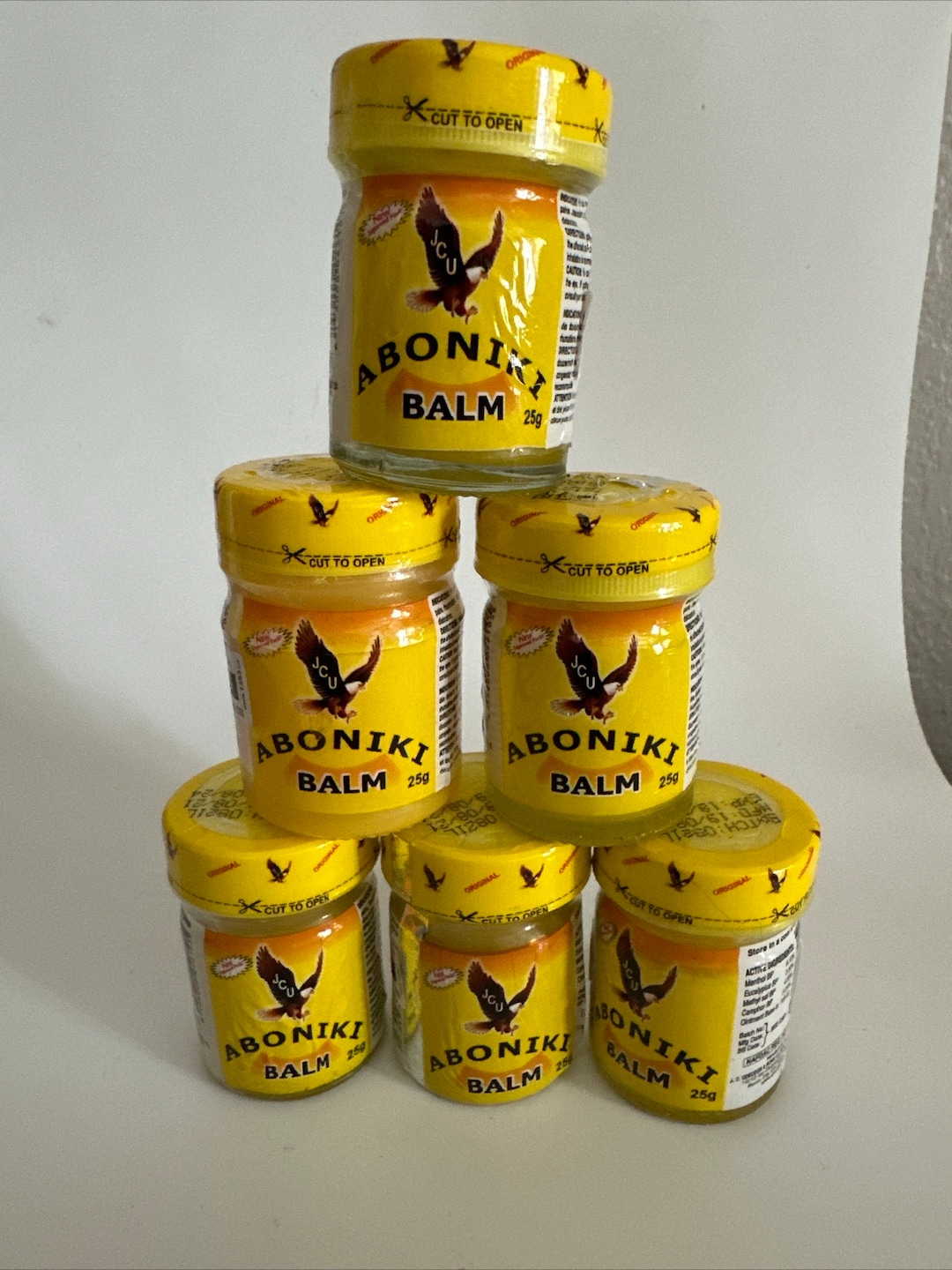 6 Pieces Original Aboniki Balm 25g for Severe Pain, Arthritis ...