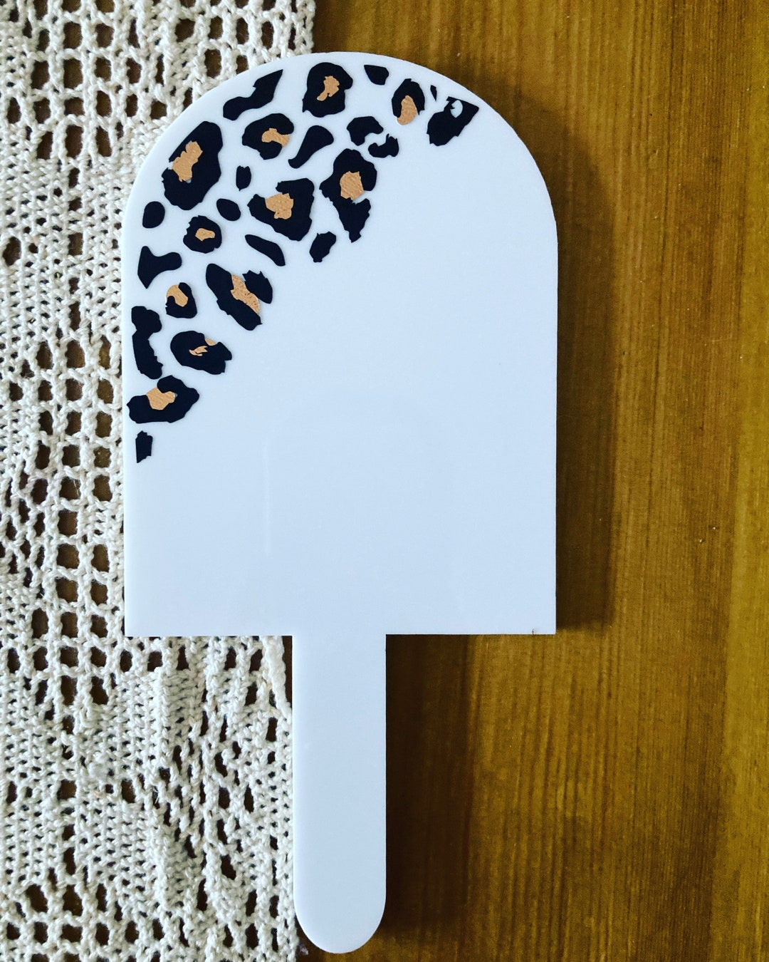 Acrylic Cake Topper, Leopard Print Cake Topper, Arch Cake Topper, Boho ...