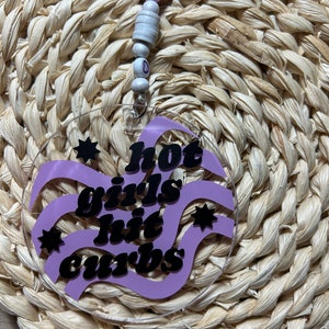 Acrylic Car Charm With Beads, Drive Safe Gift - Etsy