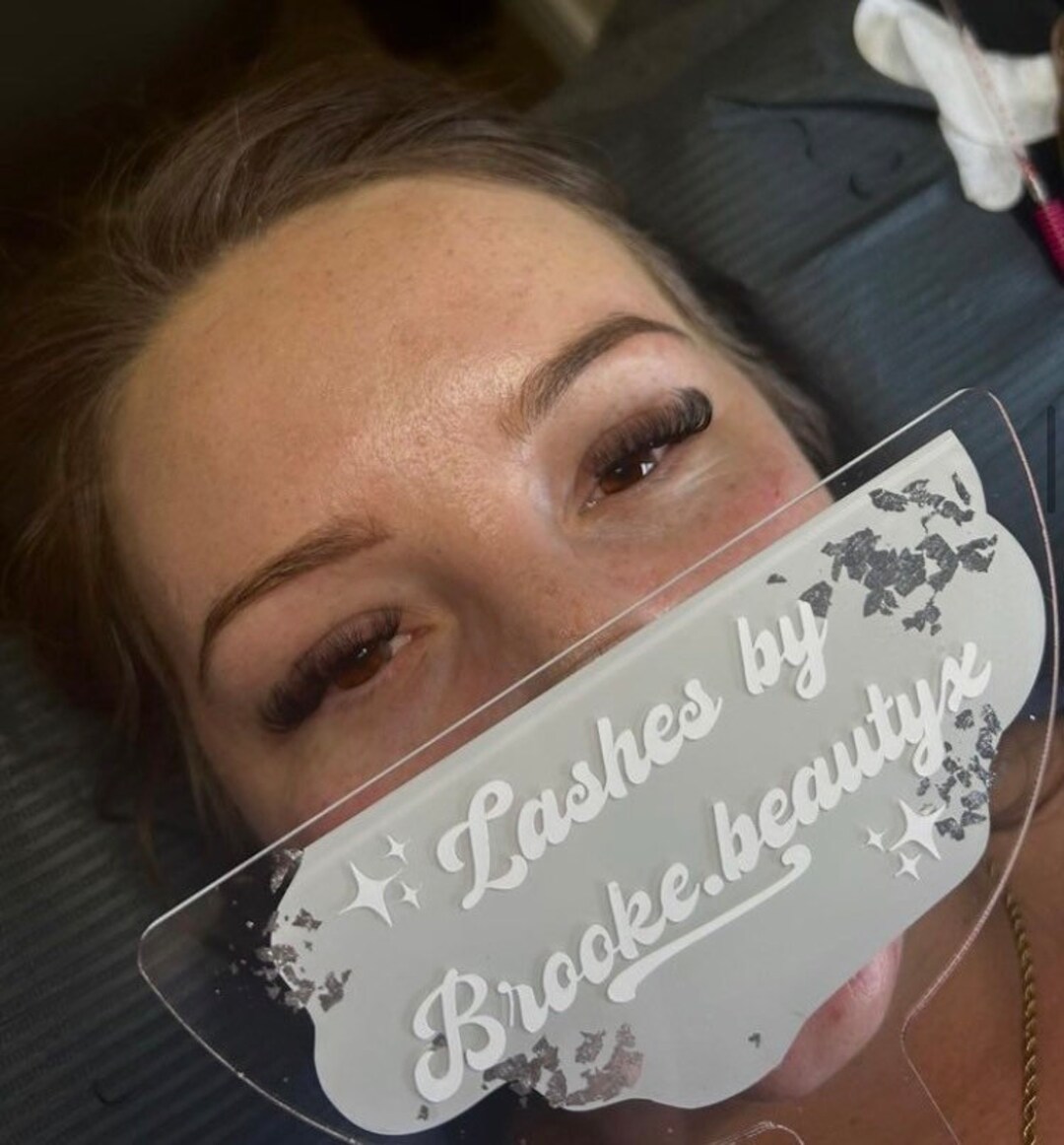 Lash Tech Photo Prop, Face Cover Logo, Lash Tech Logo Face Paddle, Lash ...