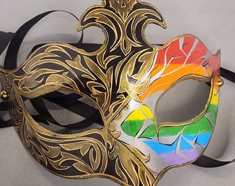 Shattered 'glass' Plastic Mirror Mask Full Face - Etsy