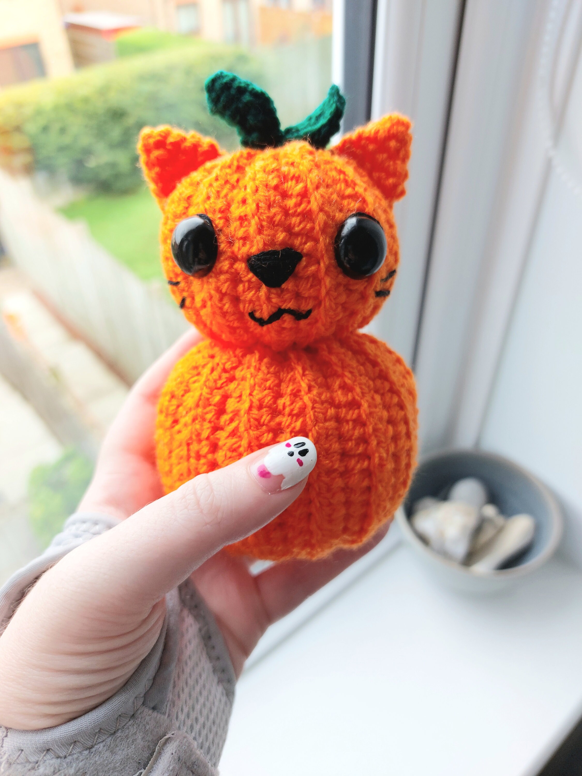 Crochet Halloween Pumpkin Kitty - Etsy