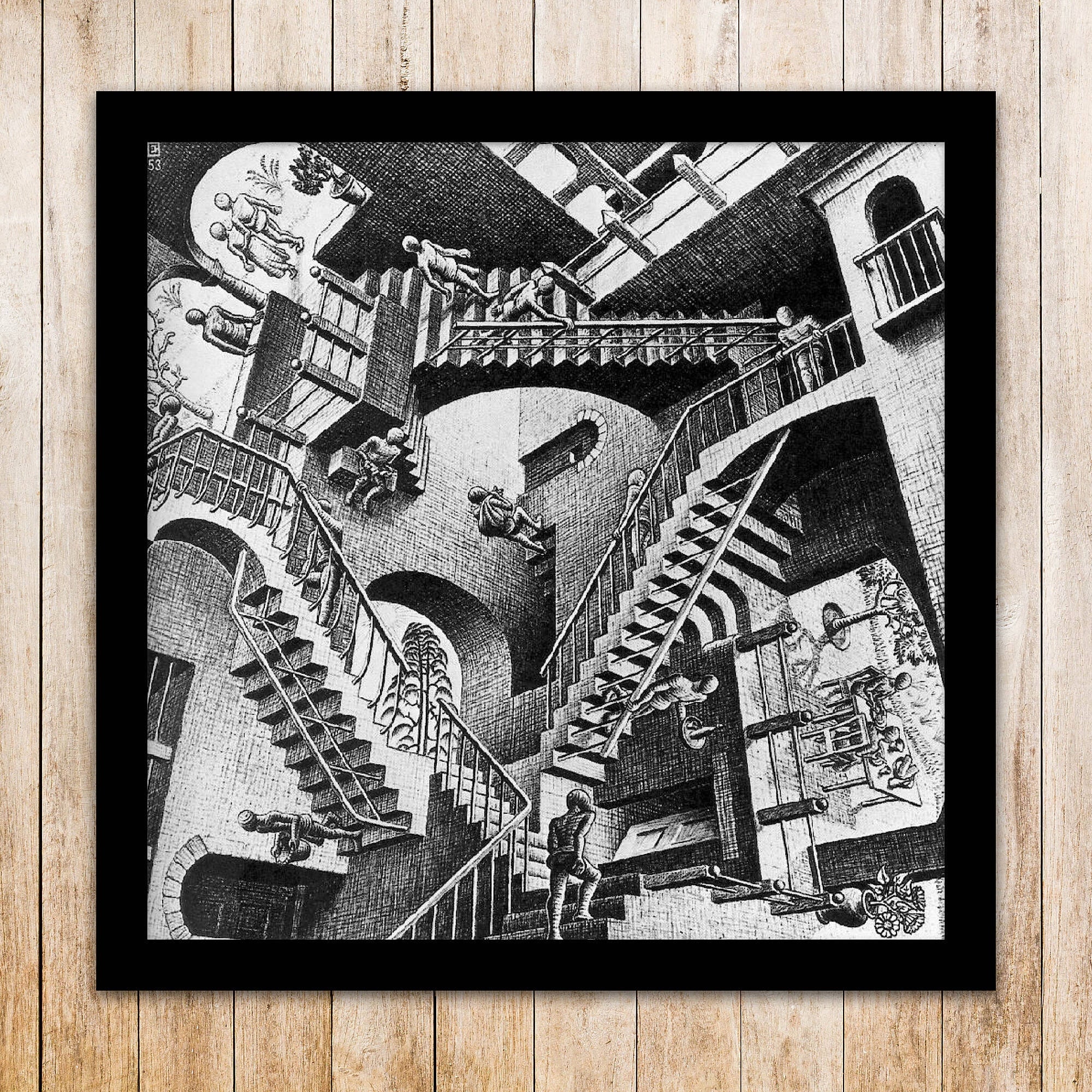 Optical Illusions M.C. Escher Optical Illusions Print | Etsy