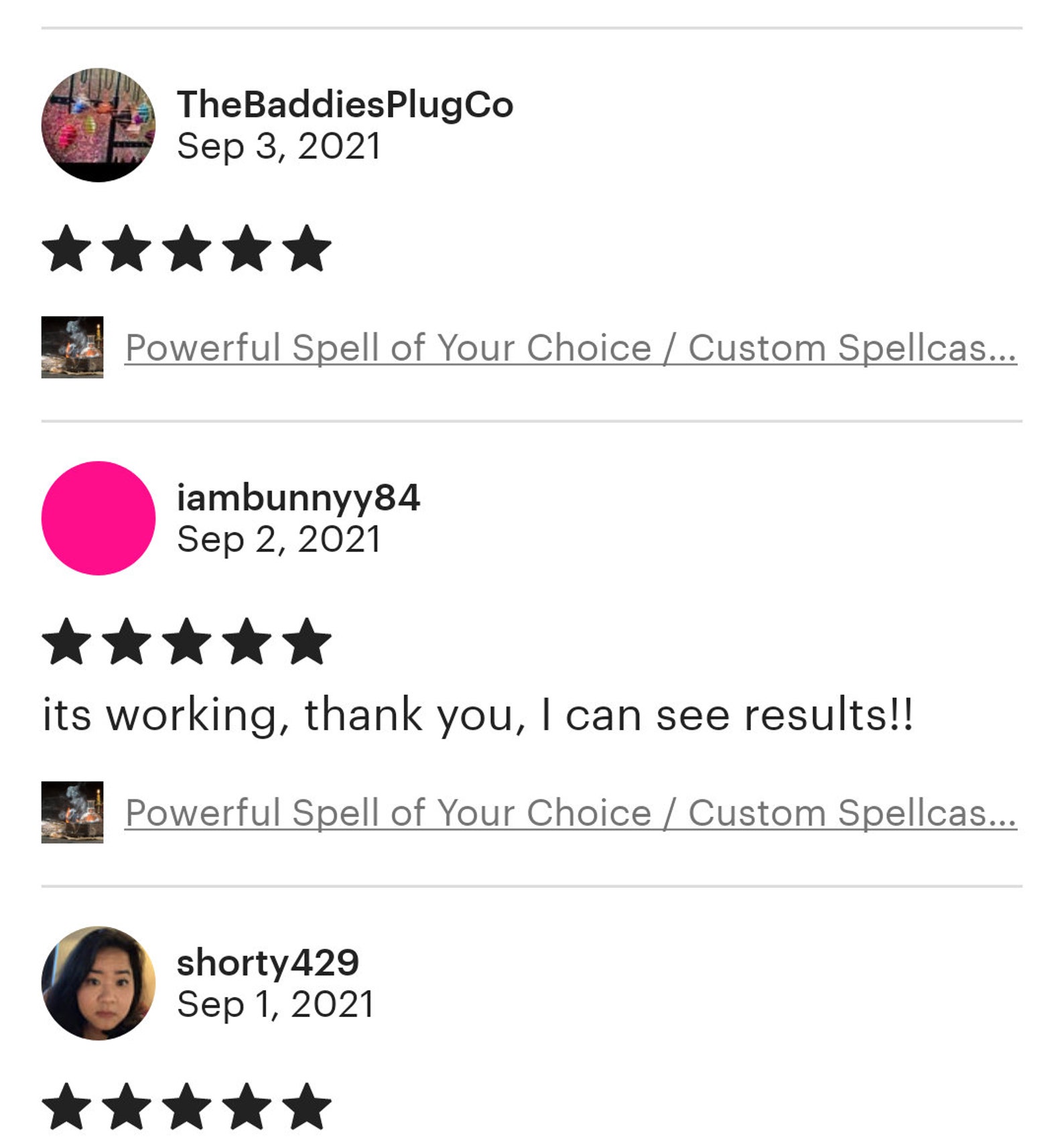 Commitment Spell / Be Committed to Me Spellcasting / Order Completed ...