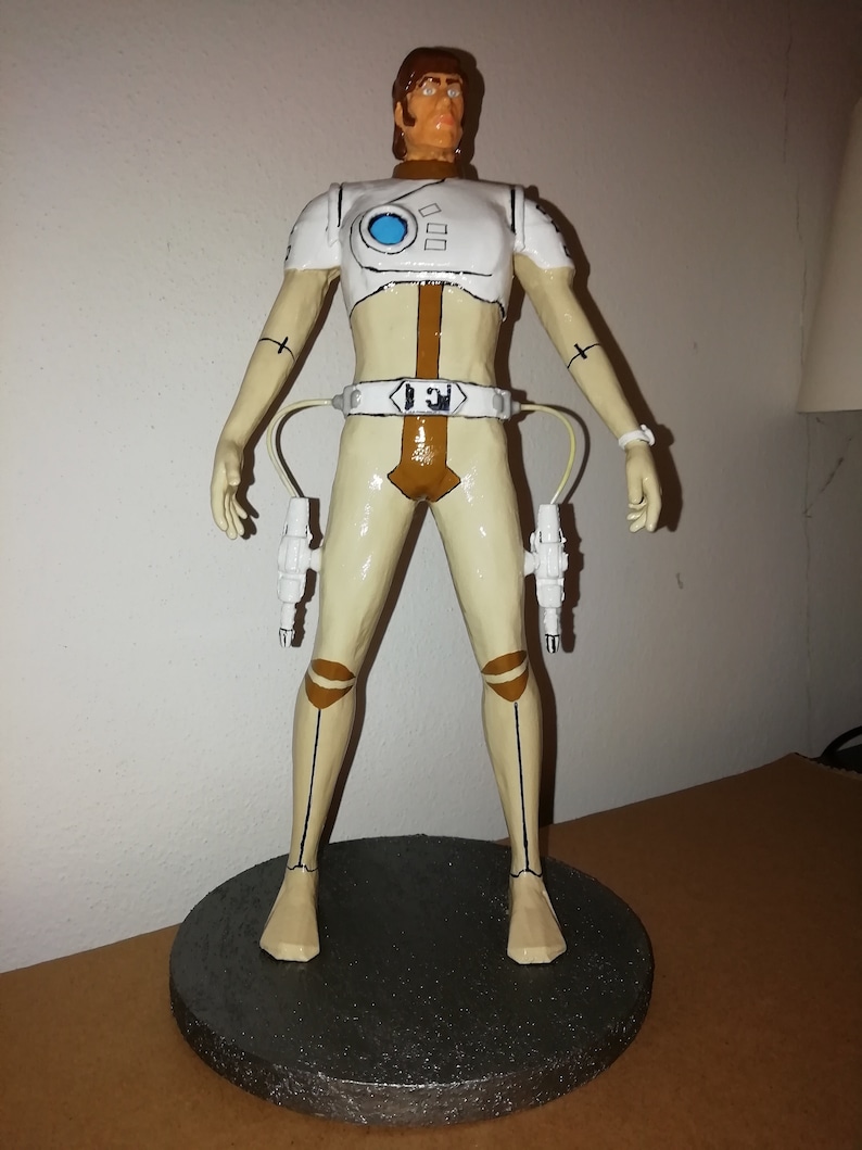 Captain Future Captain Flam STL 3D to Be Assembled in Raw Kit - Etsy