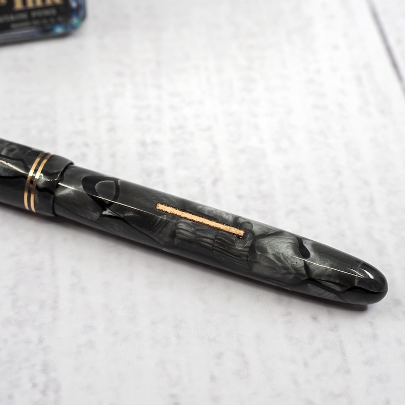 Vintage Burnham No. 55 Fountain Pen, 14k Gold Nib, Restored - Etsy