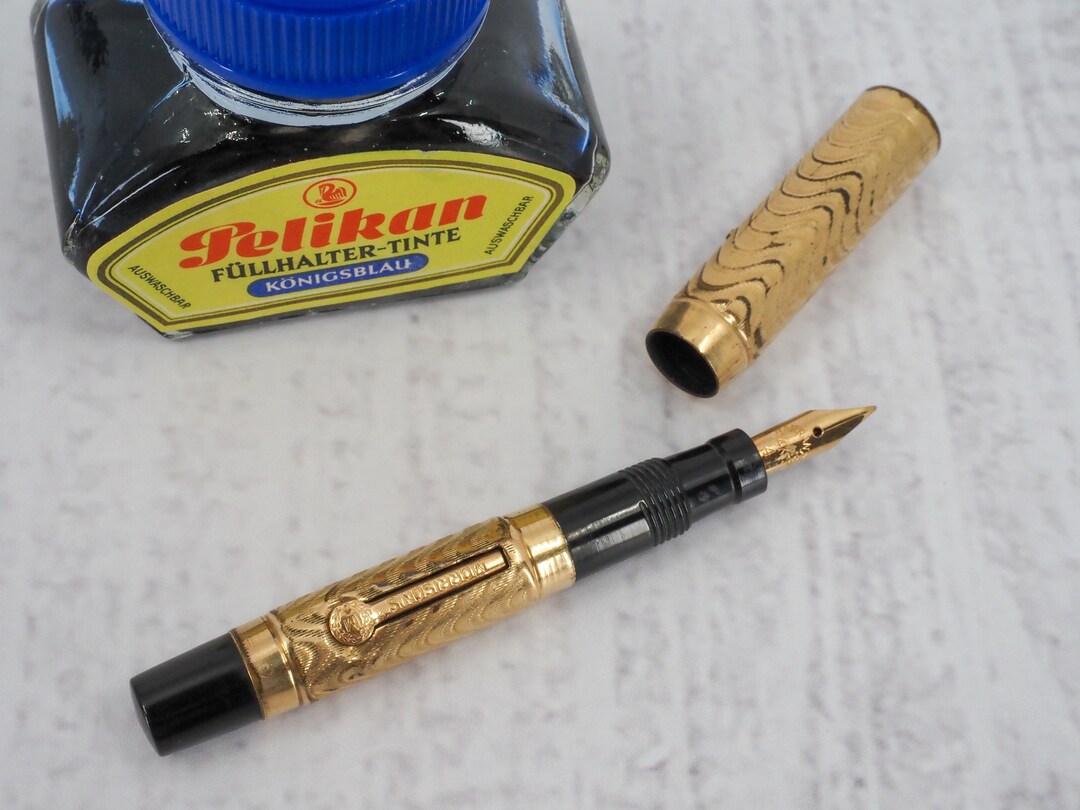 Vintage Morrison Fountain Pen, 14k Nib, RESTORED - Etsy
