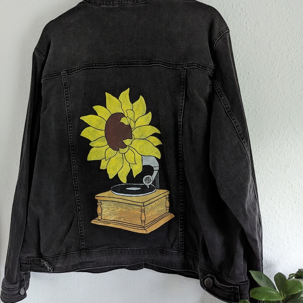 Hand Painted Record Player - Etsy