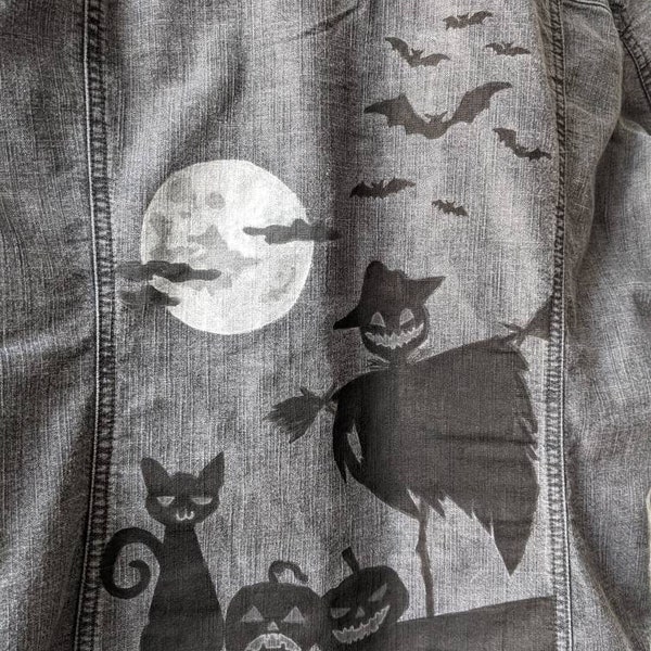 Witch Denim Jacket - Etsy