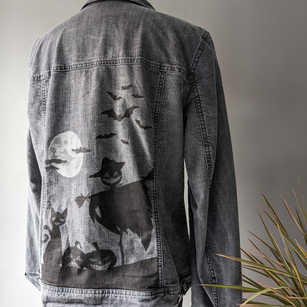 Witch Denim Jacket - Etsy