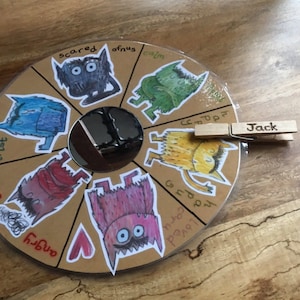Emotions Wheel Inspired by “the Colour Monster” - Etsy UK