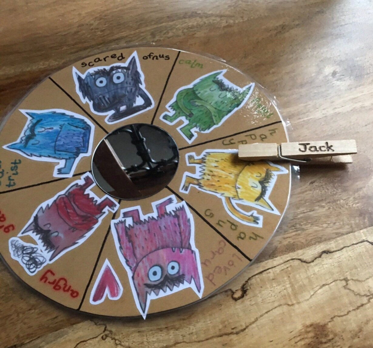 Emotions Wheel Inspired by “the Colour Monster” - Etsy UK