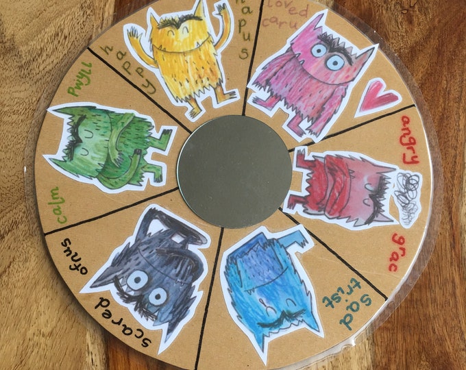 Emotions Wheel Inspired by “the Colour Monster” - Etsy UK