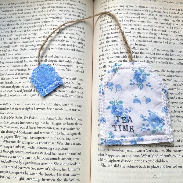 Tea Bag Bookmark - Etsy