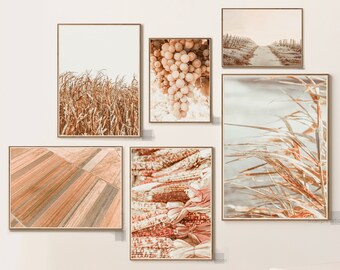Fall Harvest Print Set of 6 Autumn Farmhouse Printable Art | Etsy