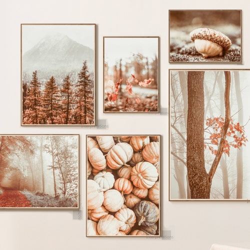 Farmhouse Print Set of 6 Nature Wall Decor Rustic Landscape - Etsy