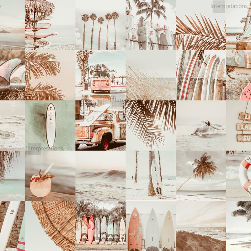 Beach Photo Collage - Etsy