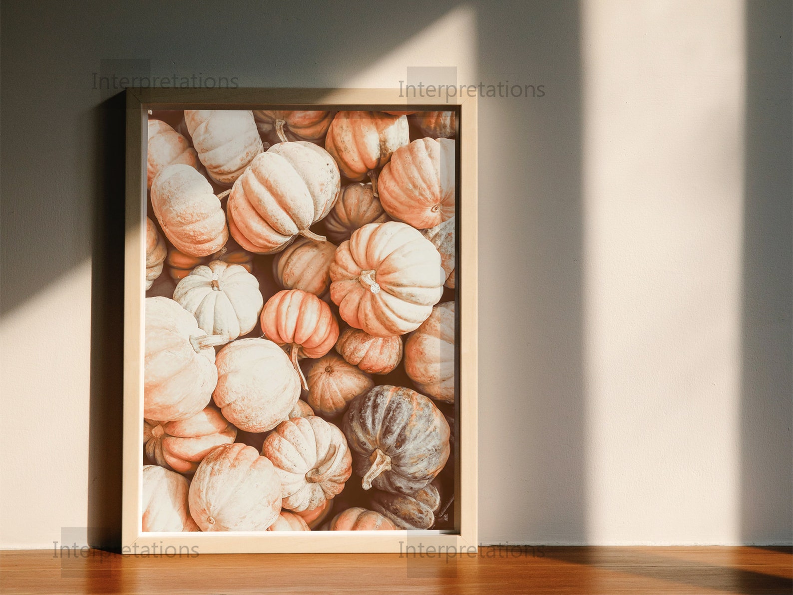 Fall Pumpkin Print Fall Art Pumpkins Digital Art Farmhouse - Etsy