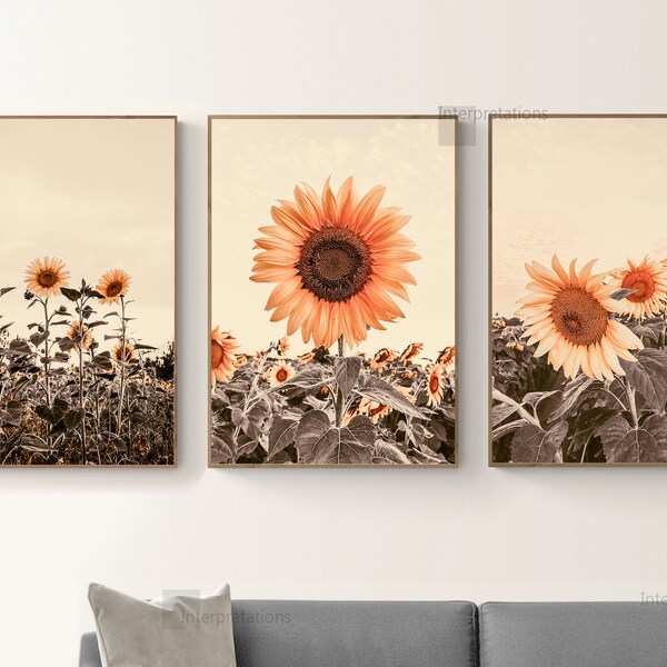 Sunflower Print - Etsy