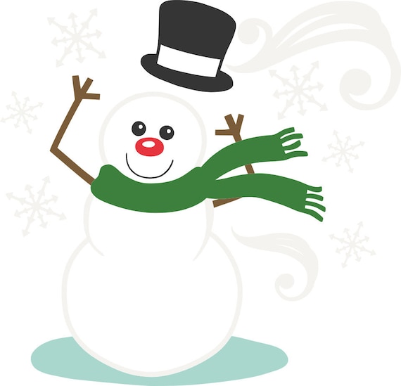 Snowman SVG Christmas Snowman SVG Snowman Ornament SVG Let | Etsy