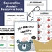 Separation Anxiety Resource Pack Age 4-8 Children's - Etsy