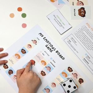 Emotions Board Game for Kids | Fun Way to Learn About Emotions ...