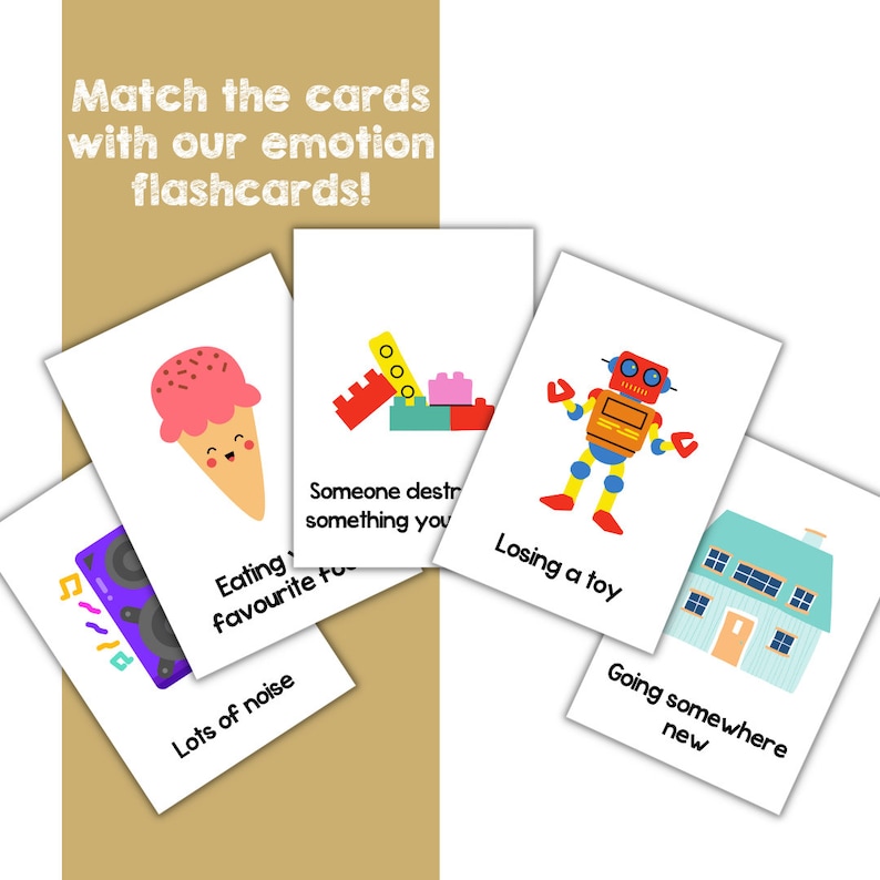 Emotion Scenario Game | Emotion Learning Activity | Age 3+ - Etsy