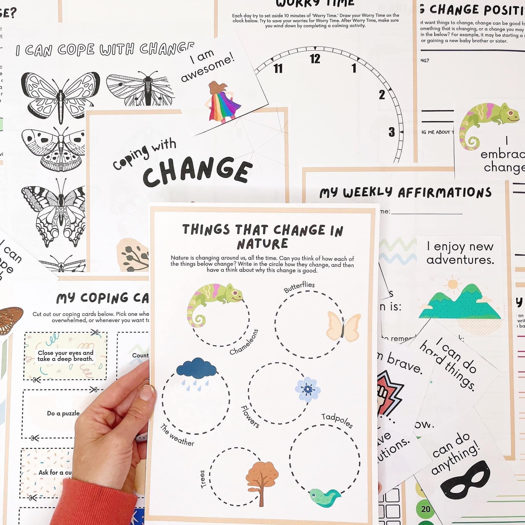 Coping With Change | Resource Pack for Ages 5-11 | Downloadable PDF - Etsy