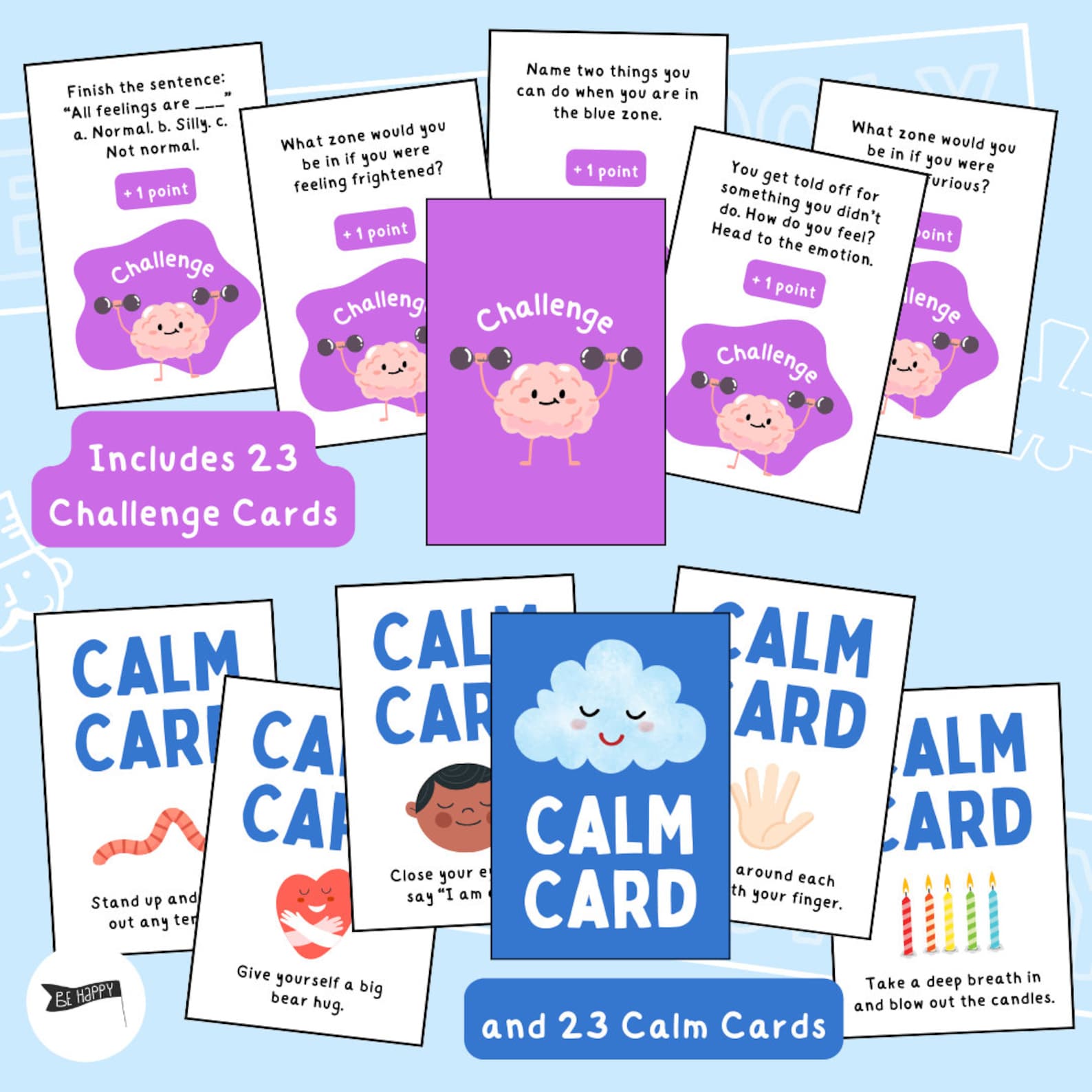 Emotionopoly - Printable Zones of Regulation Board Game - Emotional ...