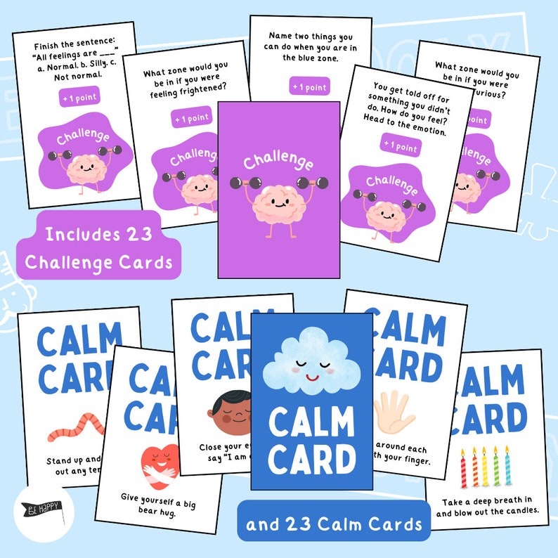 Emotionopoly - Printable Zones of Regulation Board Game - Emotional ...