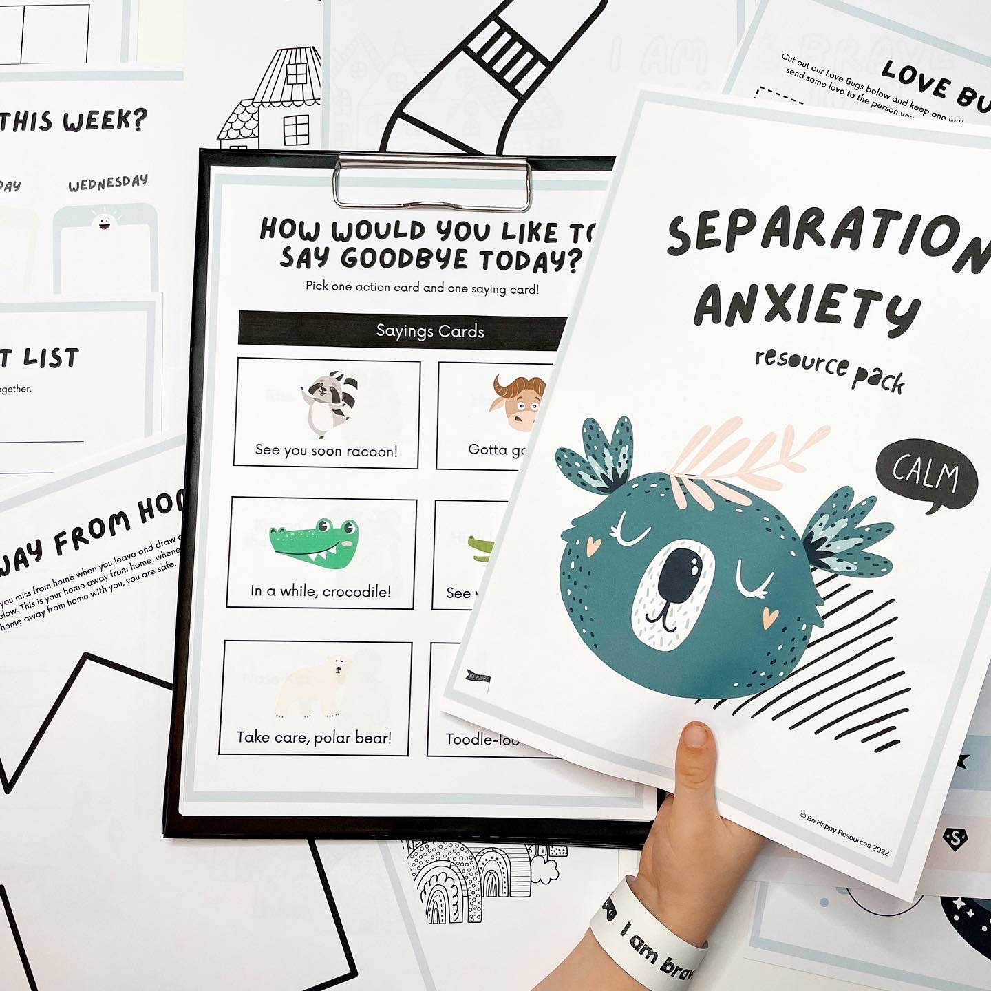 Separation Anxiety Resource Pack Age 4-8 Children's - Etsy