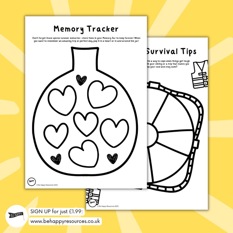 Summer Mindful Journal for Kids - Calming Printable Booklet - 25 ...