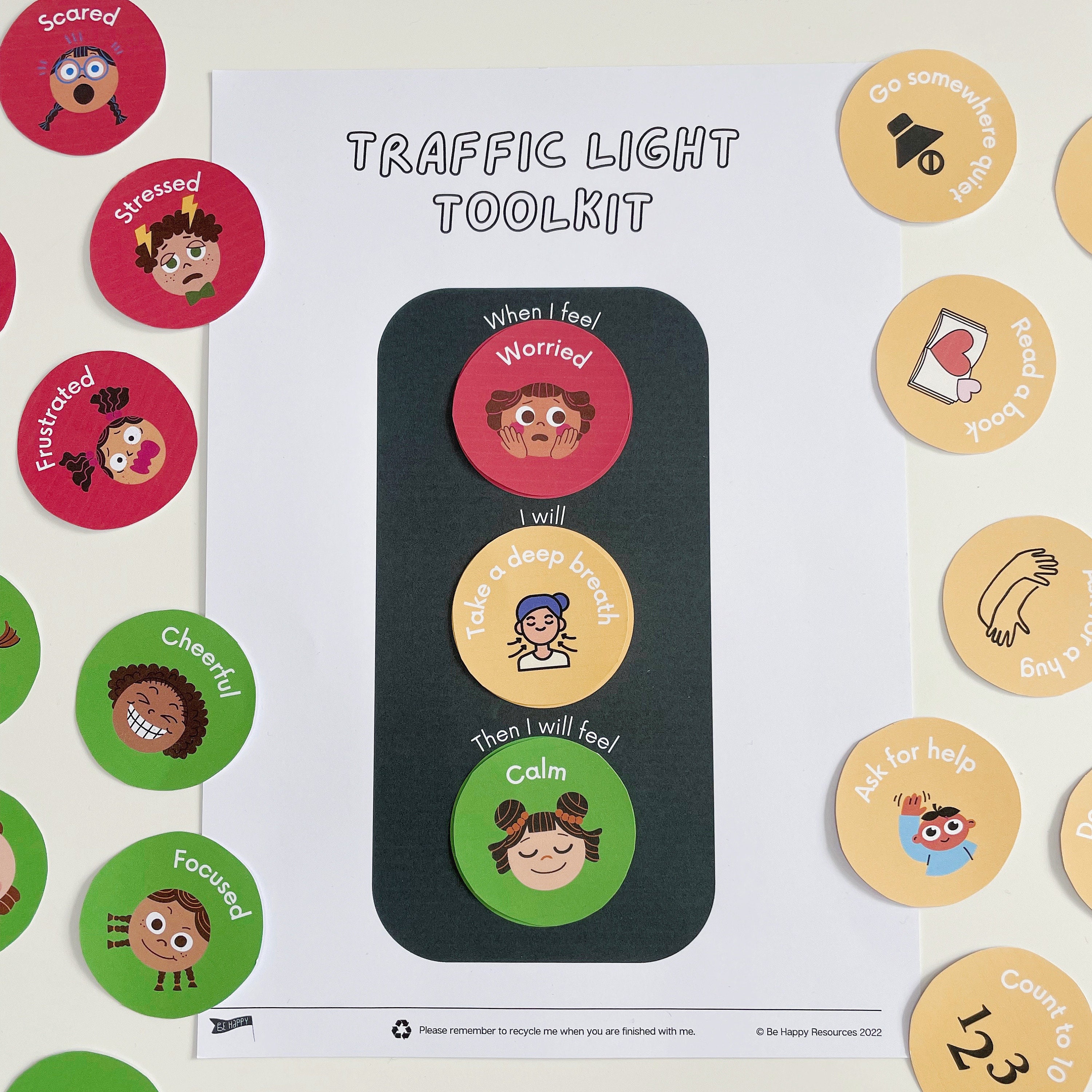 Traffic Light Toolkit | Emotional Learning | Calming Techniques ...